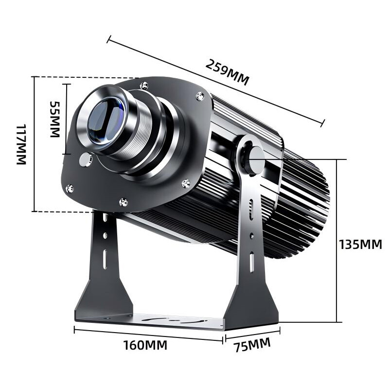 40W-600W Waterproof Outdoor Water Wave Ripple Ocean Effect GOBO Light ...