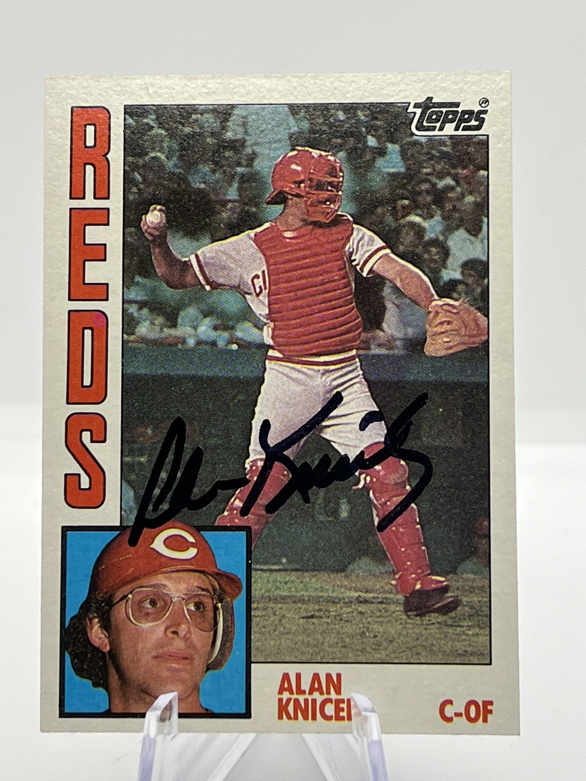 1984 Topps Alan Knicely #323 Signed Autographed Cincinnati Reds Auto | eBay