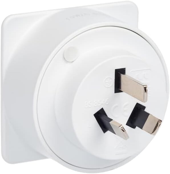 2 Pack UK to Australia NZ China Travel Mains Plug Power Grounded ...
