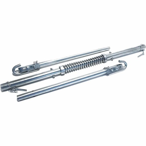 2 TONNE TON HEAVY DUTY TOW POLE STEEL BAR + SPRING DAMPER - TOWING CAR ...