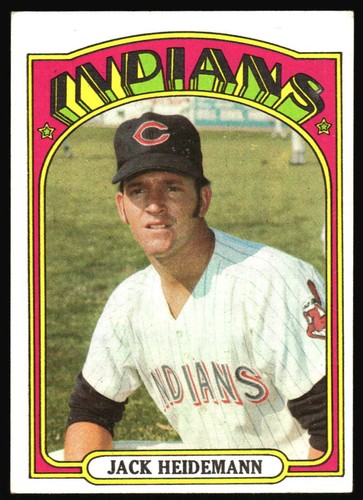 1972 Topps Jack Heidemann #374 Cleveland Indians | eBay