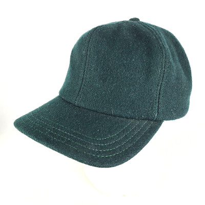 Vtg P Brand Forest Green Wool Trapper Hunters Cap Hat Ear Flap Size: M ...