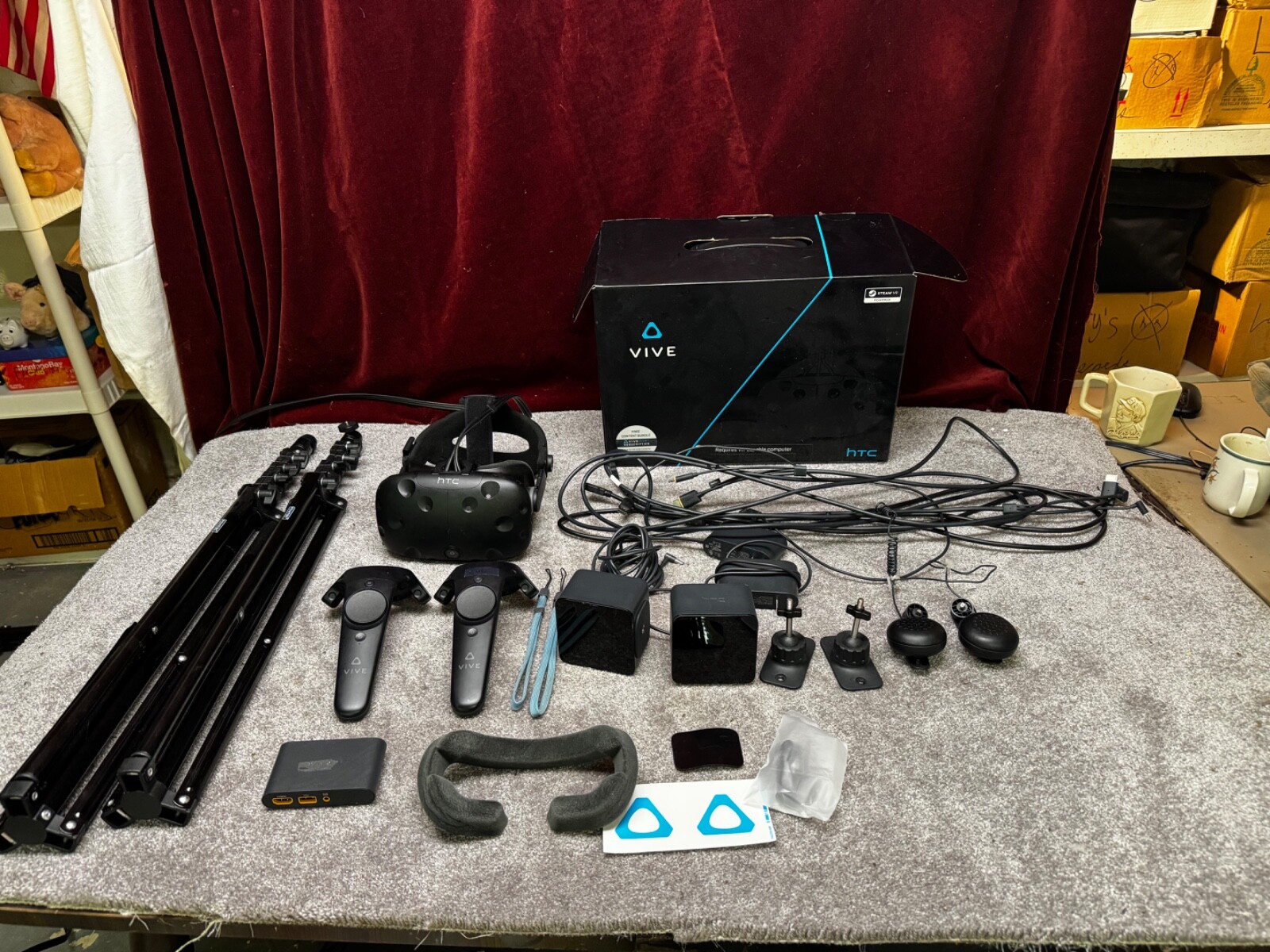 HTC Vive Virtual Reality Headset System - Black (99HALN062-00) for sale ...