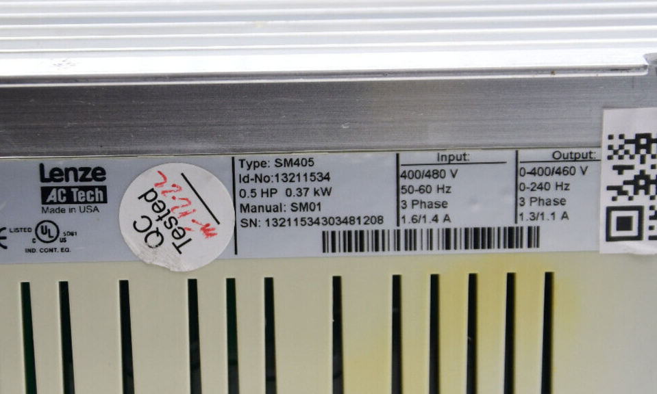 SM405 AC Tech 1.1A 460V .5HP SCM Series -SA | eBay