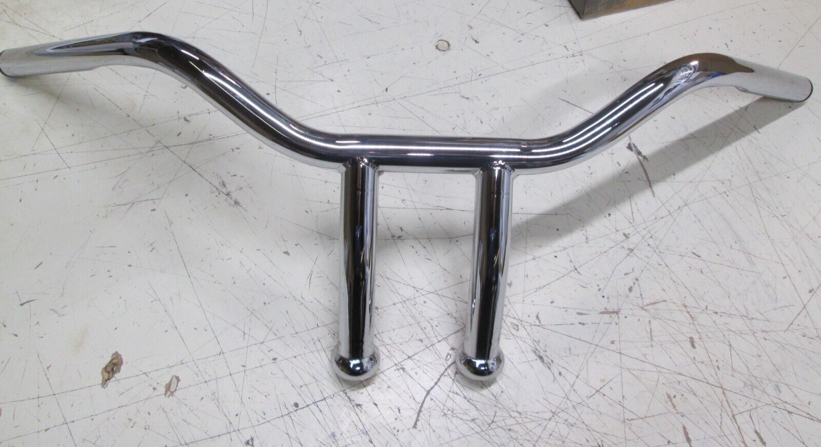 ROADKROME MOTORCYCLE TEE-BAR T-BAR 6" RISER HANDLEBARS - 1 INCH CHROME ...