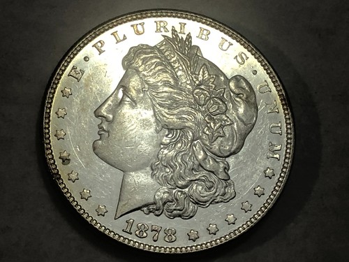 1878 8tf MORGAN silver dollar, Slider-UNC , proof-like. #nur4 | eBay