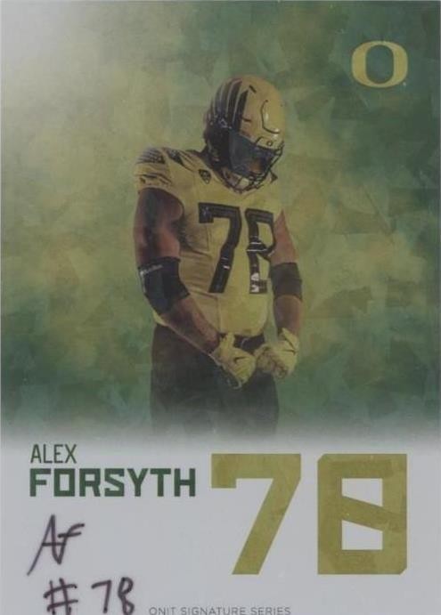 2022 Onit Athlete Oregon Ducks - Signature Series Alex Forsyth /200 (AU ...