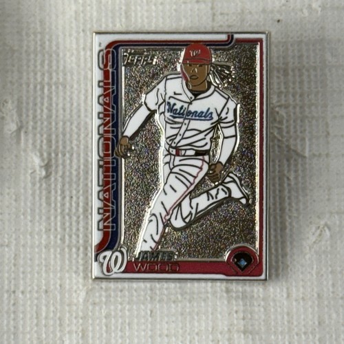2025 Topps - Superbox Exclusive Enamel Trading Card Pin James Wood (RC ...