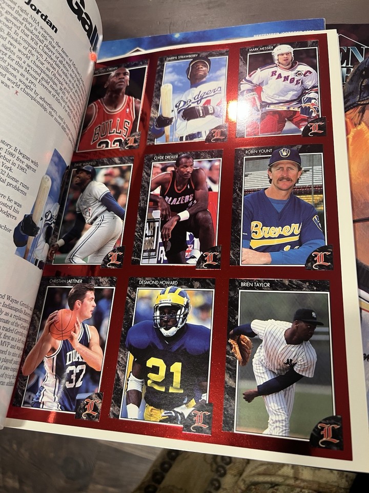 Legends Sports Memorabilia Magazine (3) 🔥 Jordan Card Uncut Sheets! | eBay