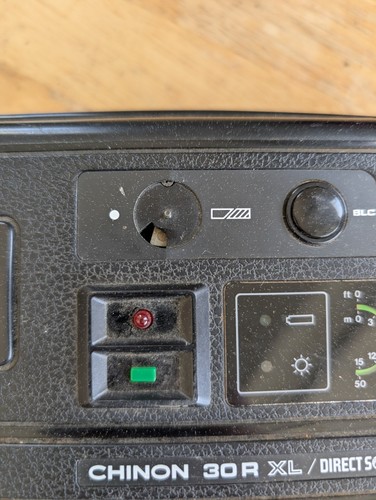 Chinon 30R XL Direct Sound Super 8 Film Movie Camera Zoom Lens JPN ...