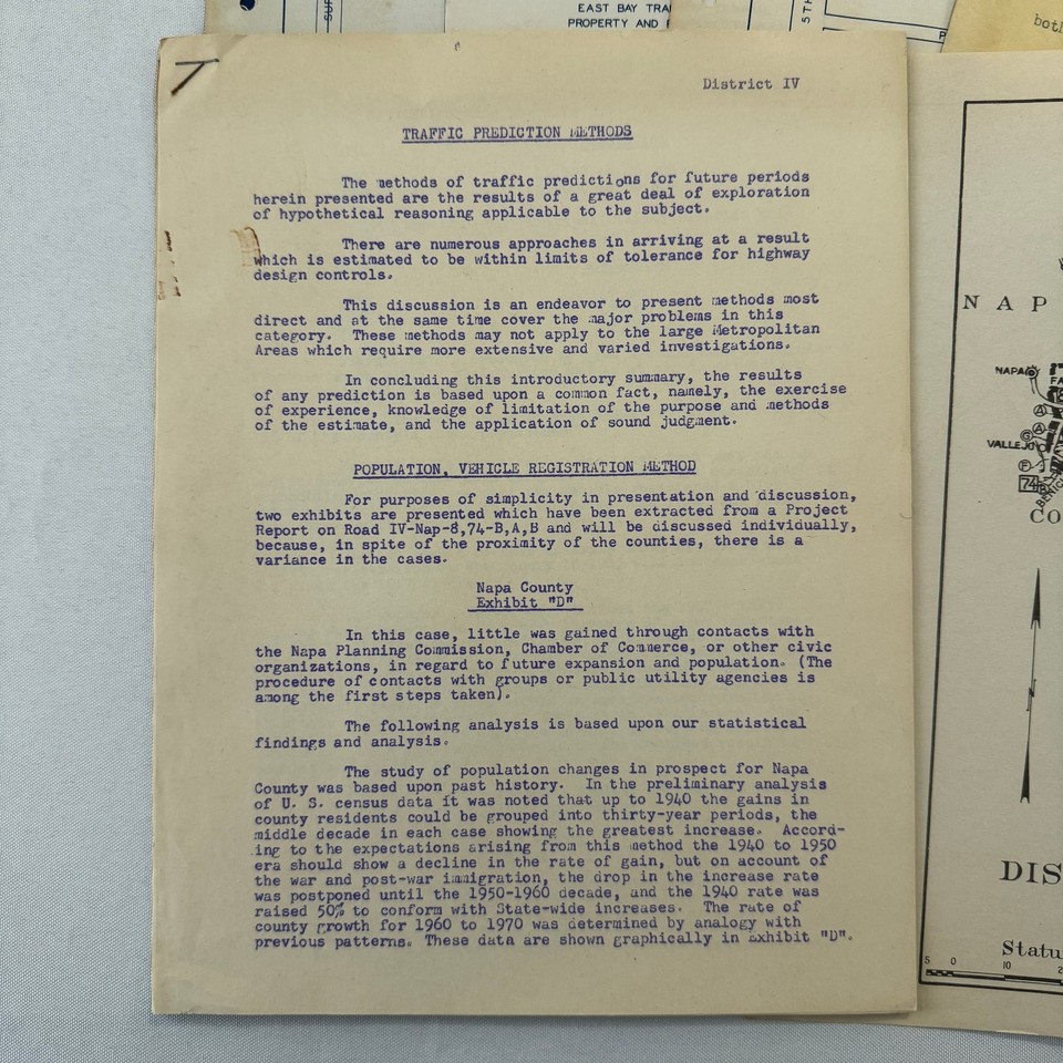 Vintage California Higway Bridge Train Document Ephemera HUGE Lot Map Blueprint | eBay