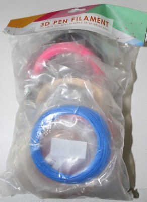 PLA 3D Printing Pen Filament 20 Colors 10m For Most Pens | eBay
