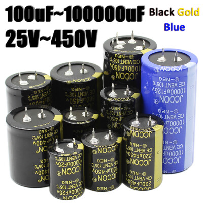 Radial Aluminium Large Electrolytic Can Capacitors- Snap In 100 ...