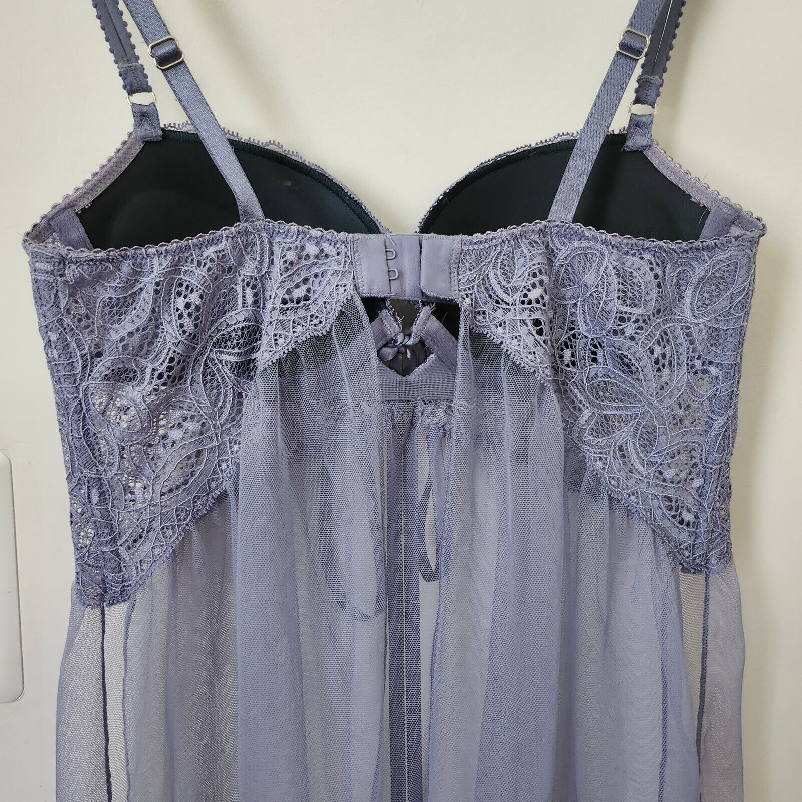 Victorias Secret Lavender Laced Sheer Sexy Lingerie … Gem