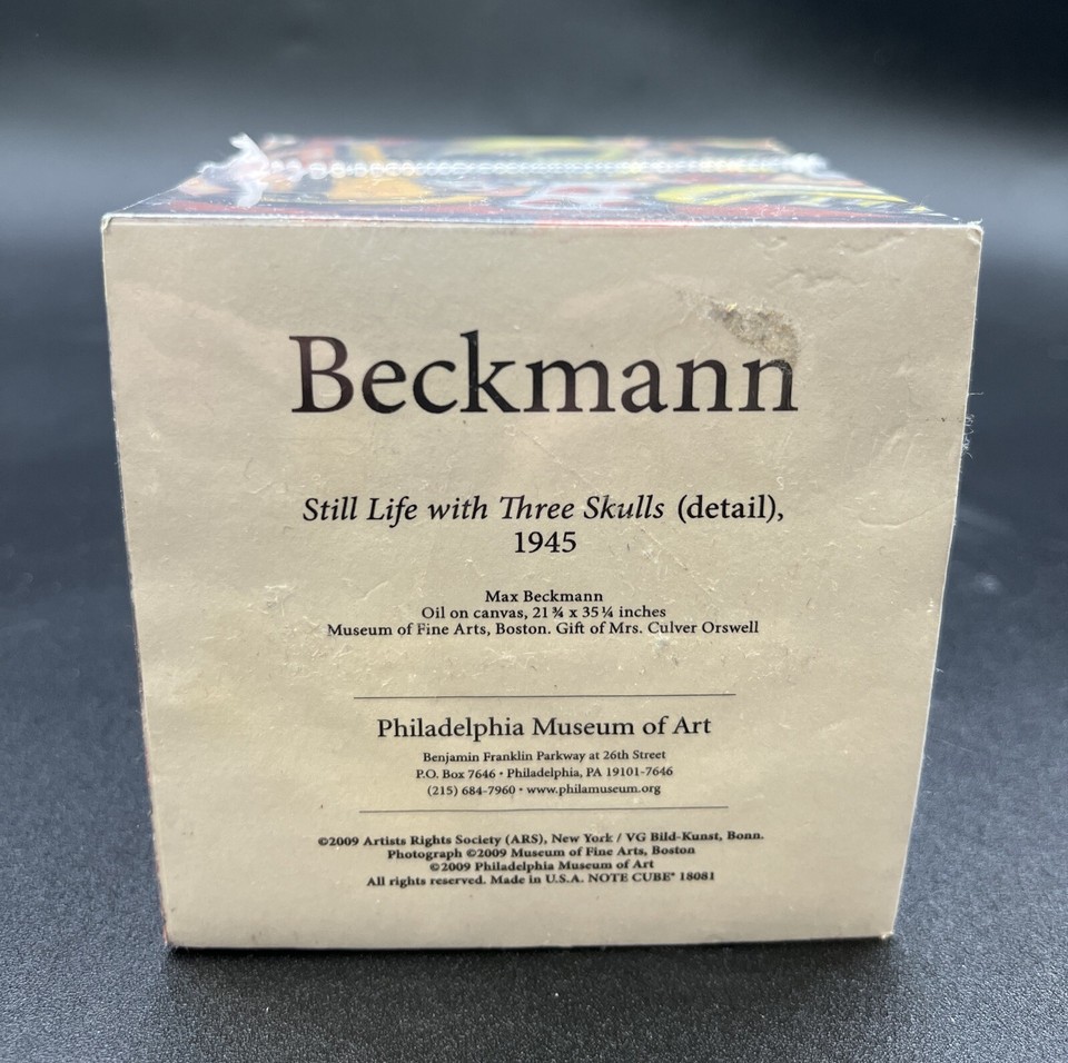 Beckmann Still Life With Three Skulls Philadelphia Museum of Art Paper ...