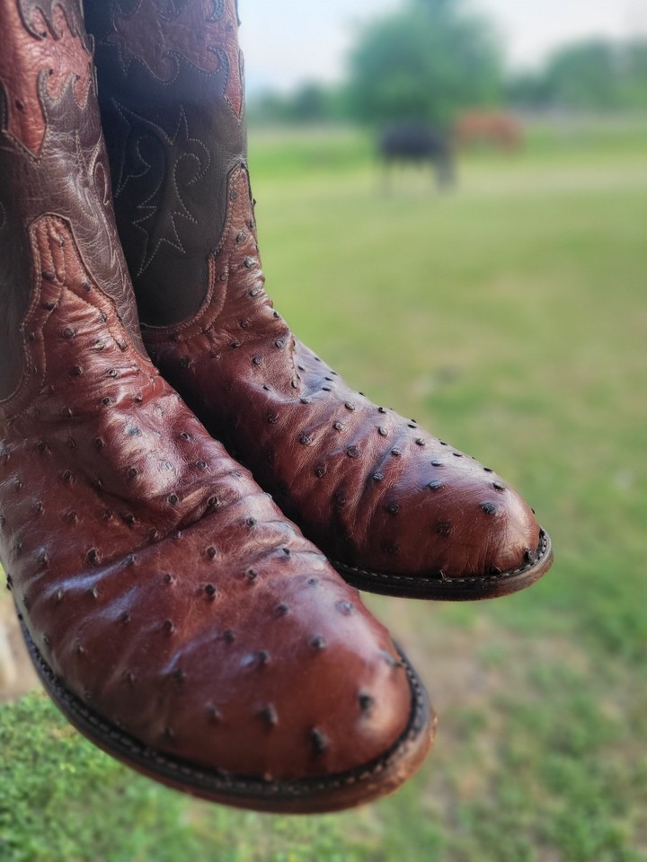 Lucchese classic 10.5 ostrich ropers | eBay