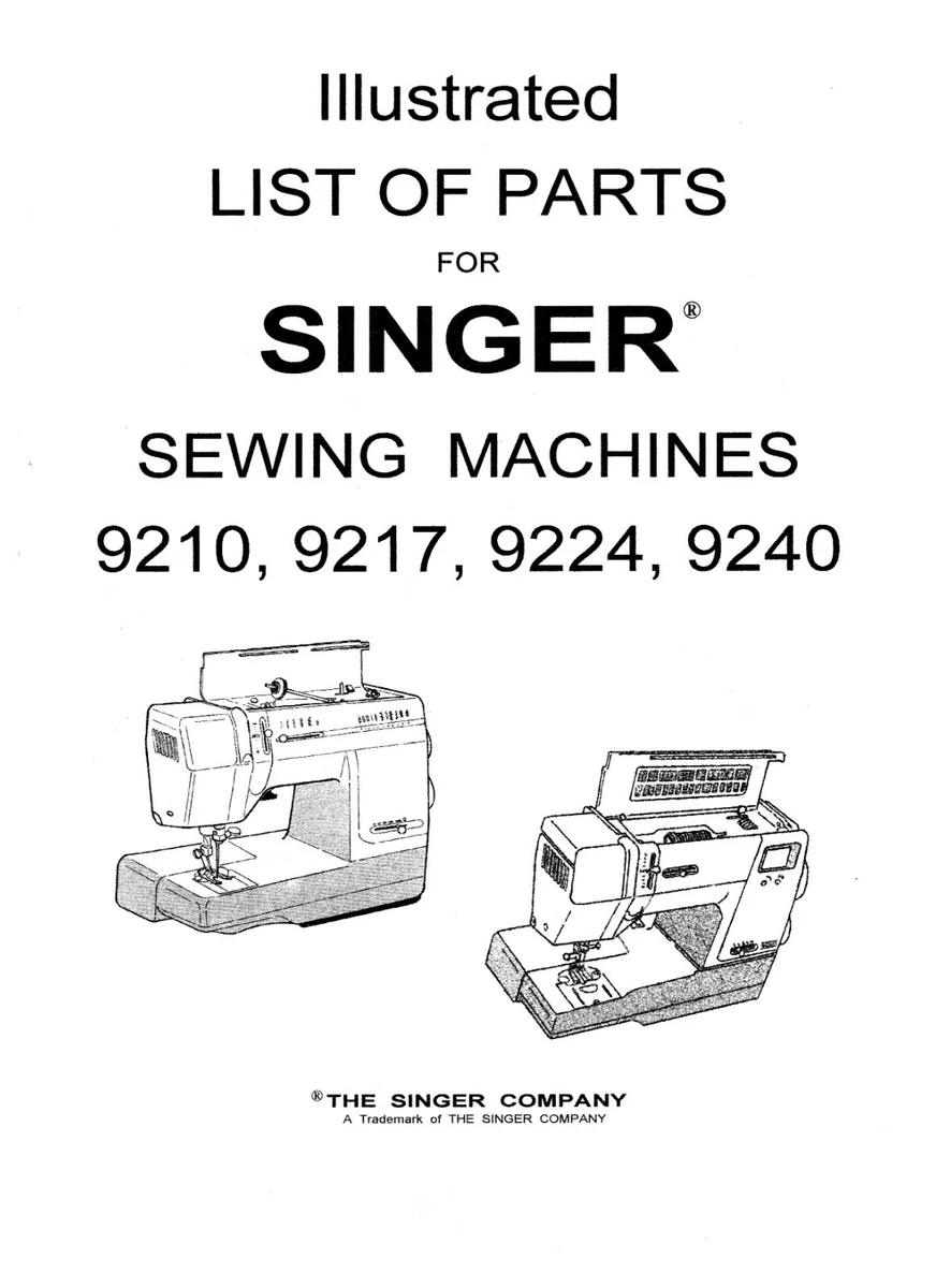 Manual Sewing Machine Parts
