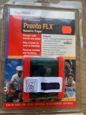 New Sealed,Vintage,Retro,1996, Motorola Pronto FLX, Pager,Beeper ...