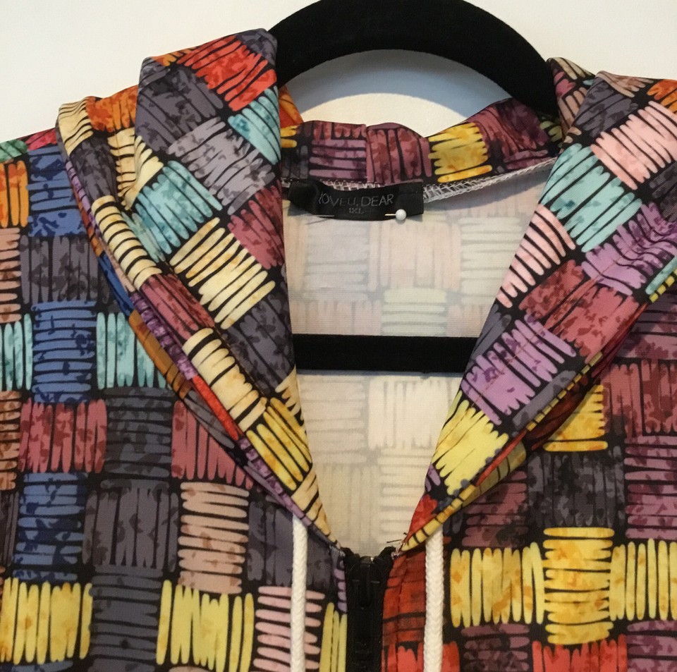 Loveu Dear Long Hoodie Duster In Size 1XL | eBay