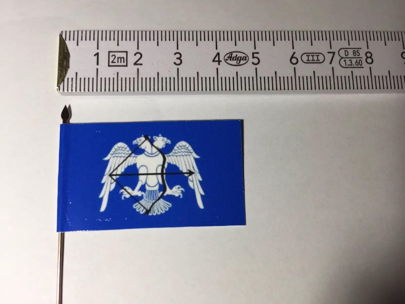 477) 1x 25mm 28mm Dark Age Turkish Seljuk Sultanate Banner / Flag No.#3 ...