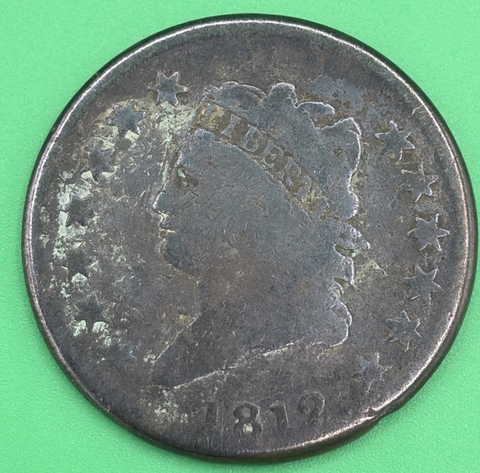 1812 Classic Head Large Cent “G” Good U.S. 1c Type Coin | eBay