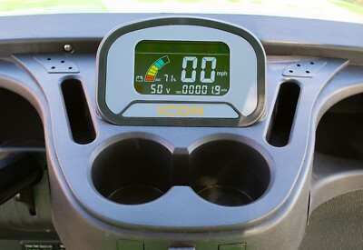 ICON Golf Cart Digital Display / Battery Indicator DIGITAL DASH ...