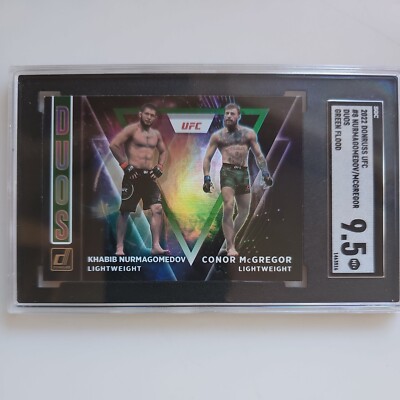 2022 Donruss UFC #8 Nurmagomedov/McGregor Duos Green Flood | eBay