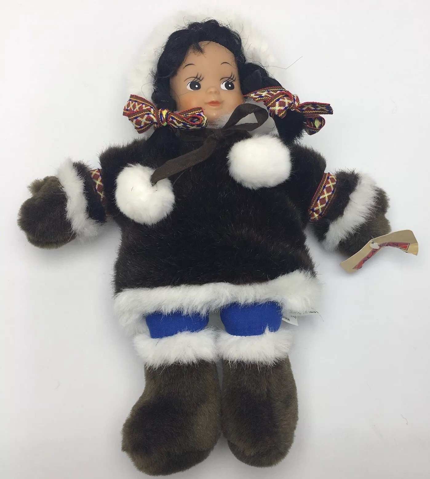 New Alaskan Friend Girl Doll Plush Anchorage Alaska Arctic Circle Fur ...