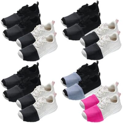 8 Pairs Over The Shoe Dance Socks Shoe Covers for Women Dancer Ballet ...