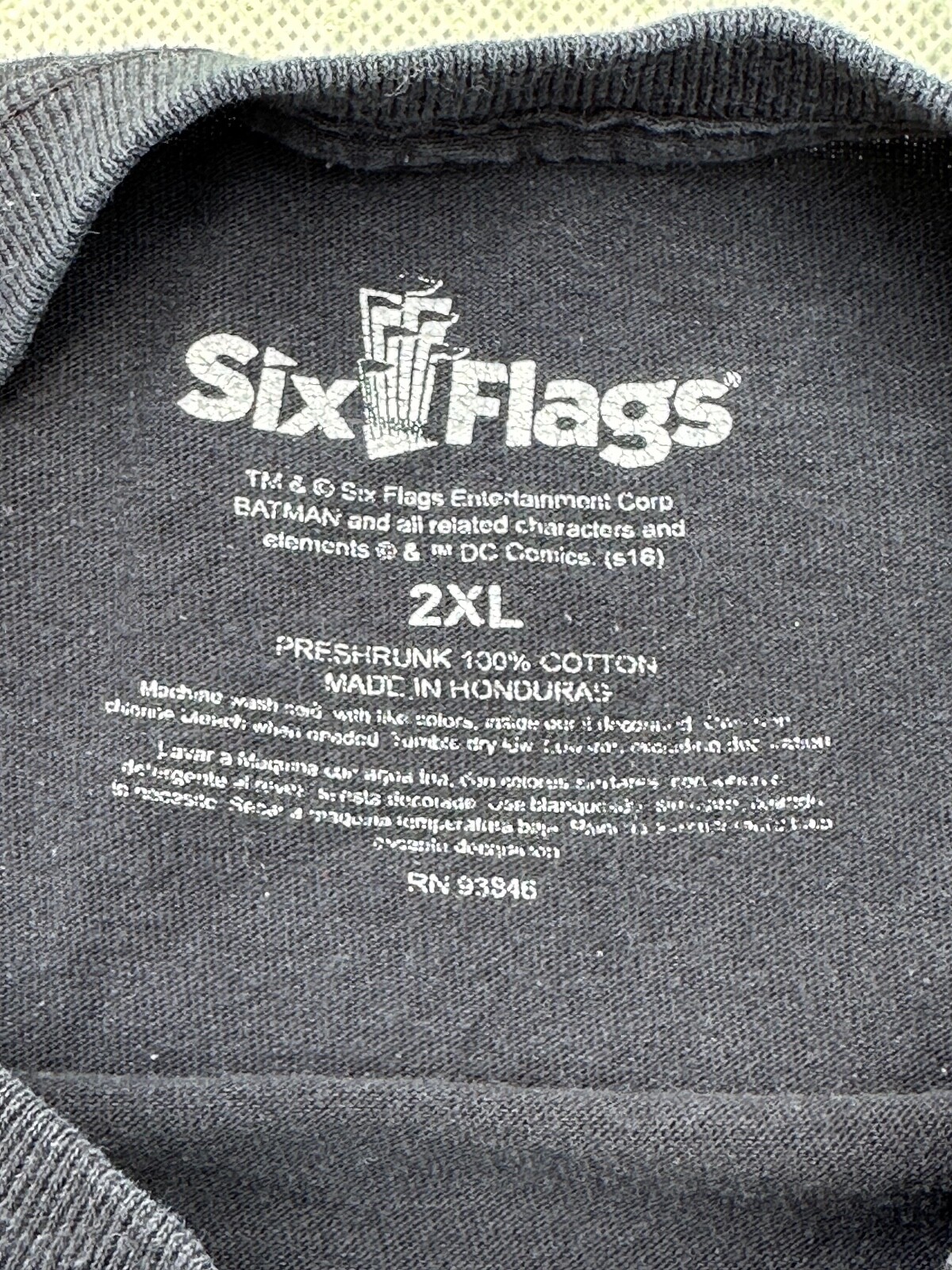 Six Flags Magic Mountain The Riddlers Revenge Men's T… - Gem