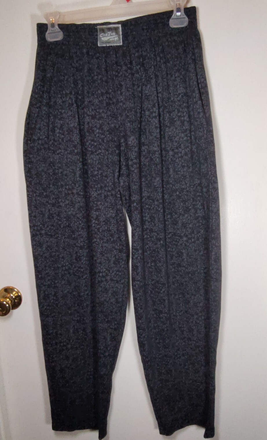 Vintage 80's California Crazee Wear Pants Size M Boho… - Gem