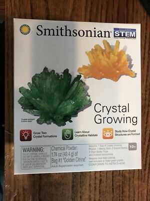 Smithsonian - #54113 - STEM - Crystal Growing | eBay