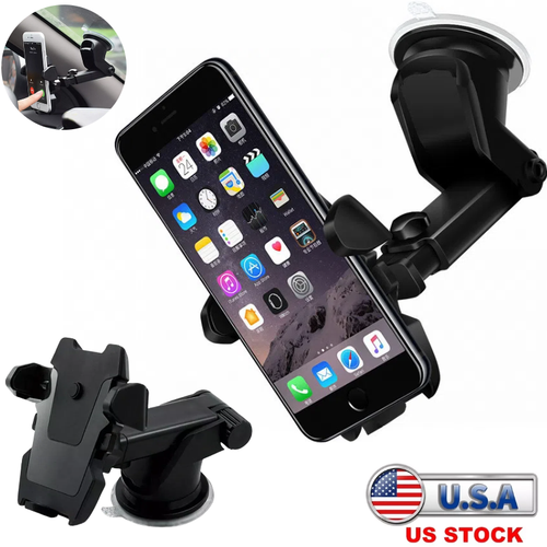 360° Mount Holder Car Stand Windshield For Mobile Cell Phone GPS ...