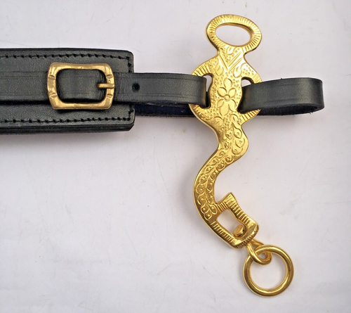 Western Bitless Hackamore Bridle – Fancy Shank Horse Tack – Leather ...