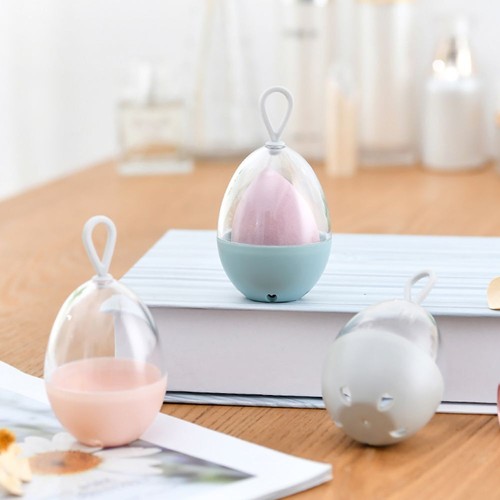 Cosmetic Puff Makeup Sponge Display Storage Case Powder Puff Drying ...