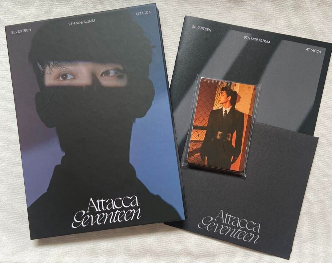 SEVENTEEN JOSHUA Attacca Carat ver. CD Binder Lyric book W/ Photocard ...