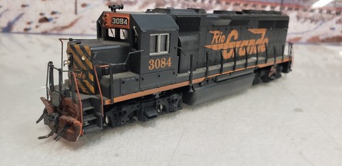 HO SCALE ATLAS GP40 RIO GRANDE #3084 (CUSTOM) DIESEL LOCOMOTIVE NICE!!🔥 ...