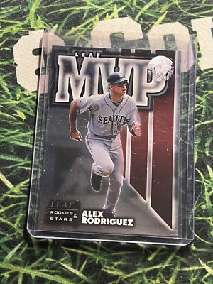 1998 Donruss Leaf Rookies & Stars Alex Rodriguez MVP /5000 Mariners | eBay