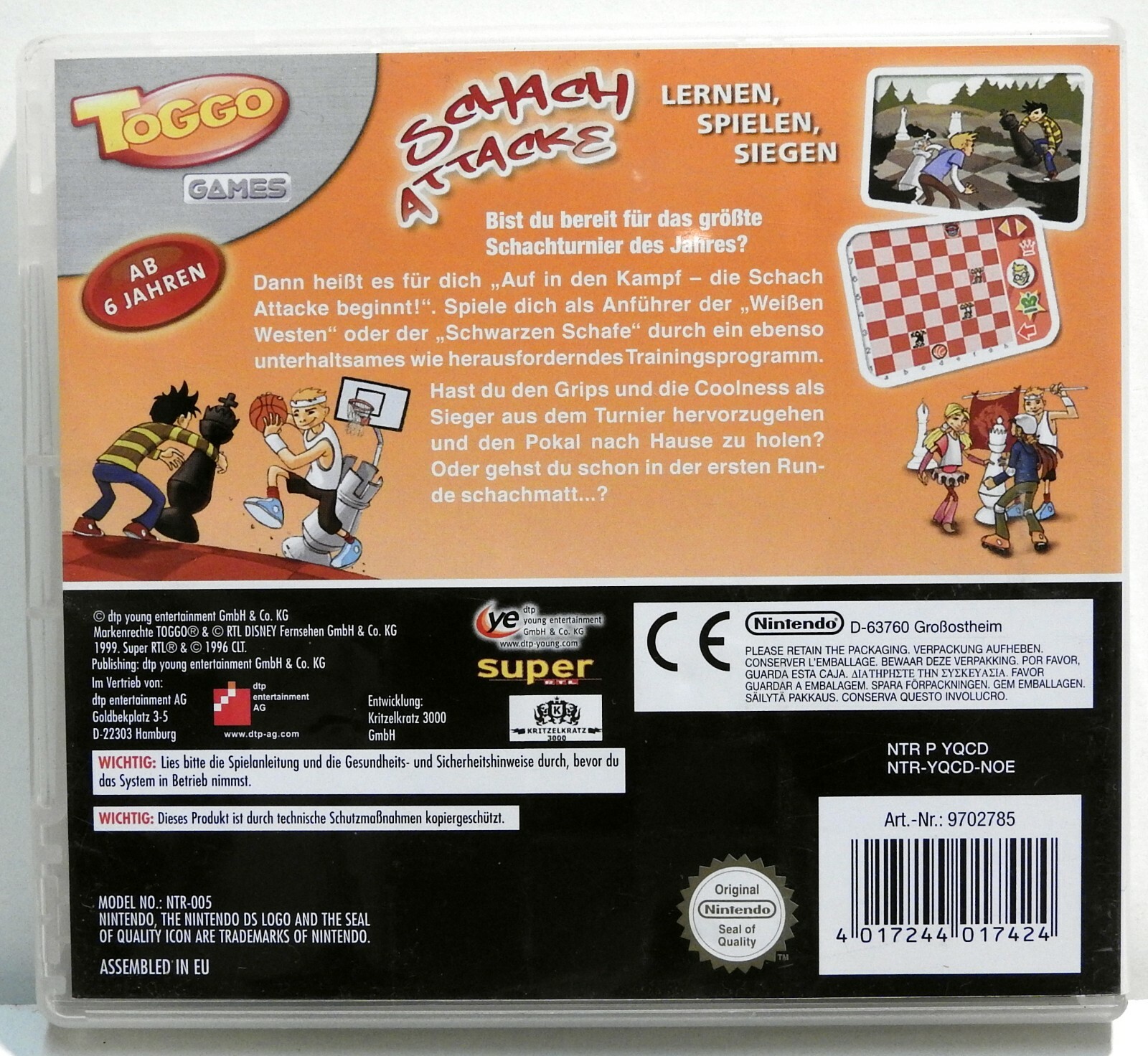 Nintendo DS - Schach Attacke - PAL - Deutsch - Toggo Games 2007 ...