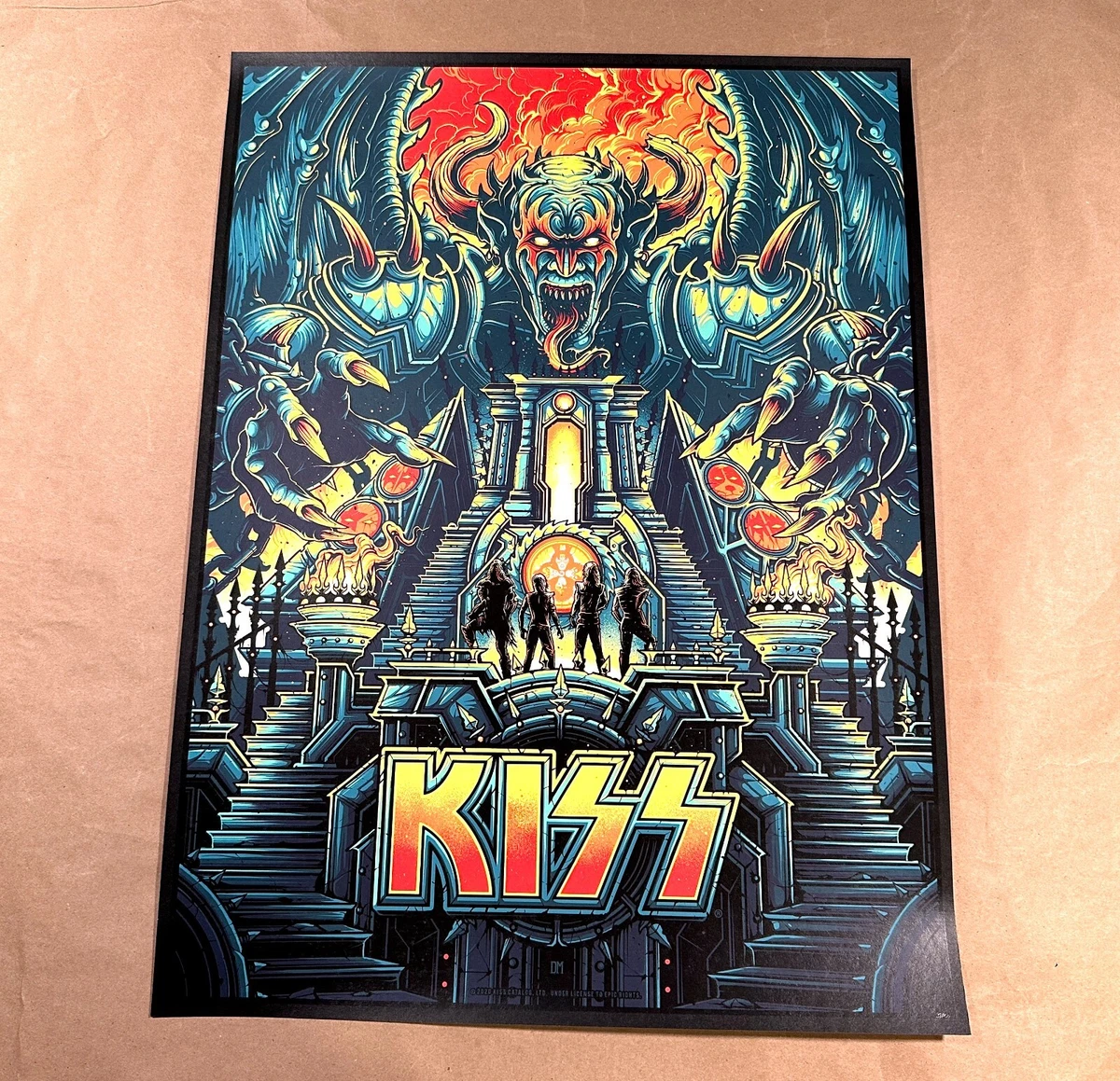 One Color Screen Print Poster