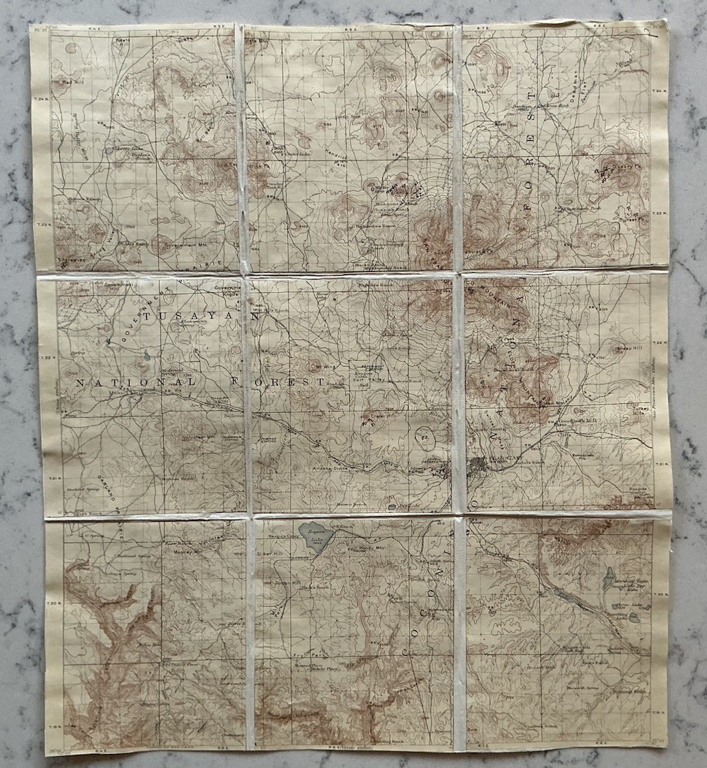 Vintage Topographical Survey Map Of CRAIG Colorado Woodland Region ...