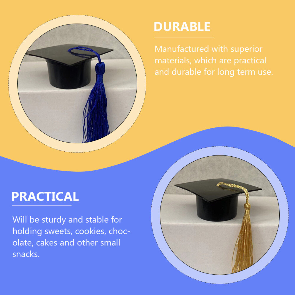12 Pcs Mini Graduation Cap Hat Decorations Candy Box European Style | eBay