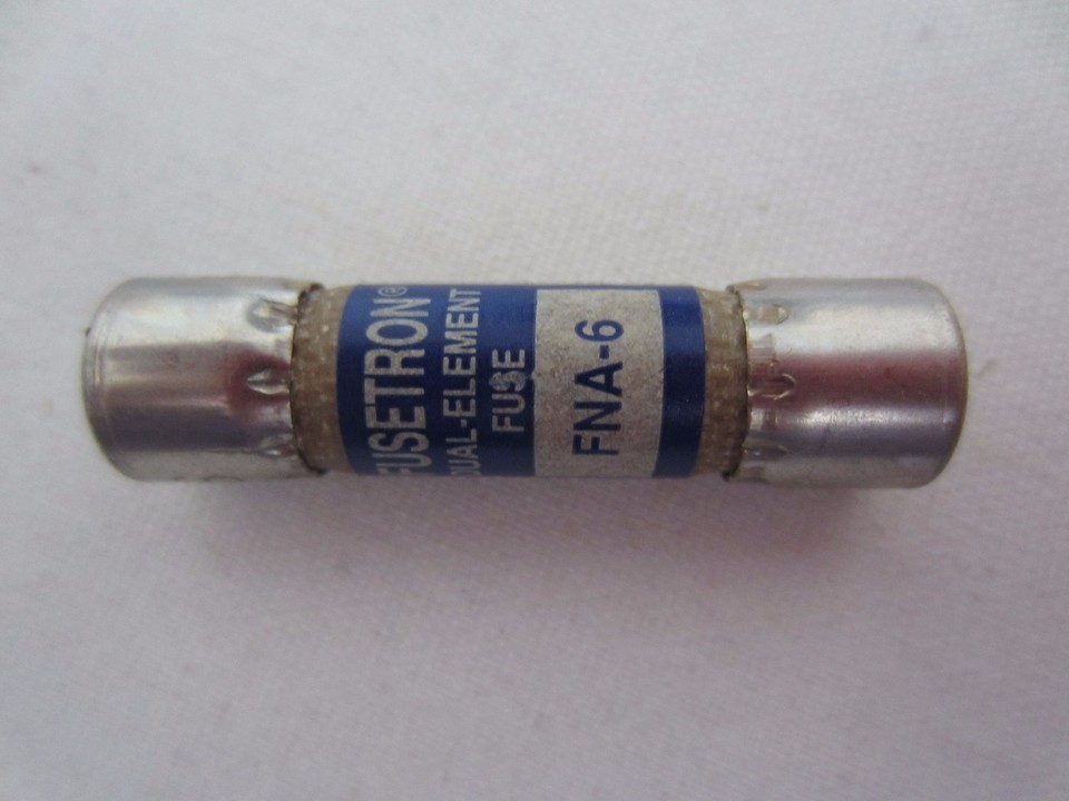 Lot of 3 Bussmann Fusetron FNA-6 Fuses 6A 6 Amps Tested | eBay