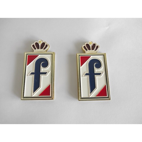 2pcs Pininfarina F Emblem Alfa Romeo Fiat Maserati Coupe Ferrari F40 ...