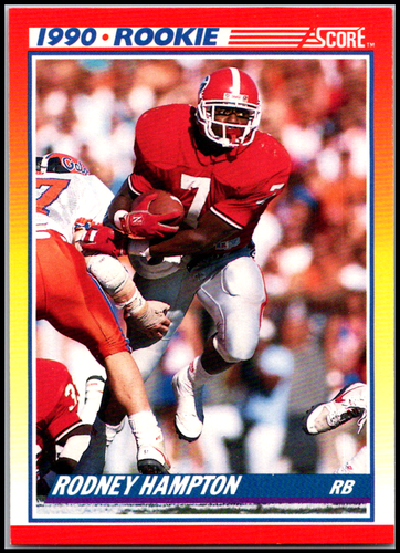 1990 Score ROOKIE RC #307 Rodney Hampton FREE SHIPPING! | eBay