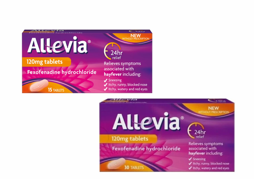 Allevia 120mg Tablets Sneezing Runny Eyes | ITCHY Eyes/Nose 15 & 30 ...