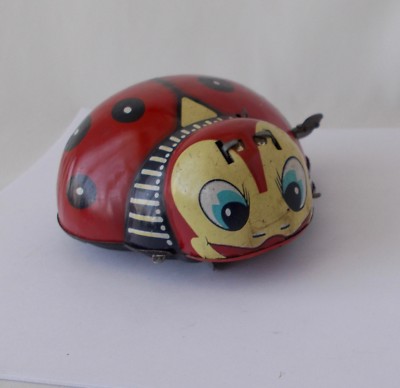 Vintage Tin Wind-Up Lady Bug Toy by Frankonia~~Made in Japan HAJI | eBay