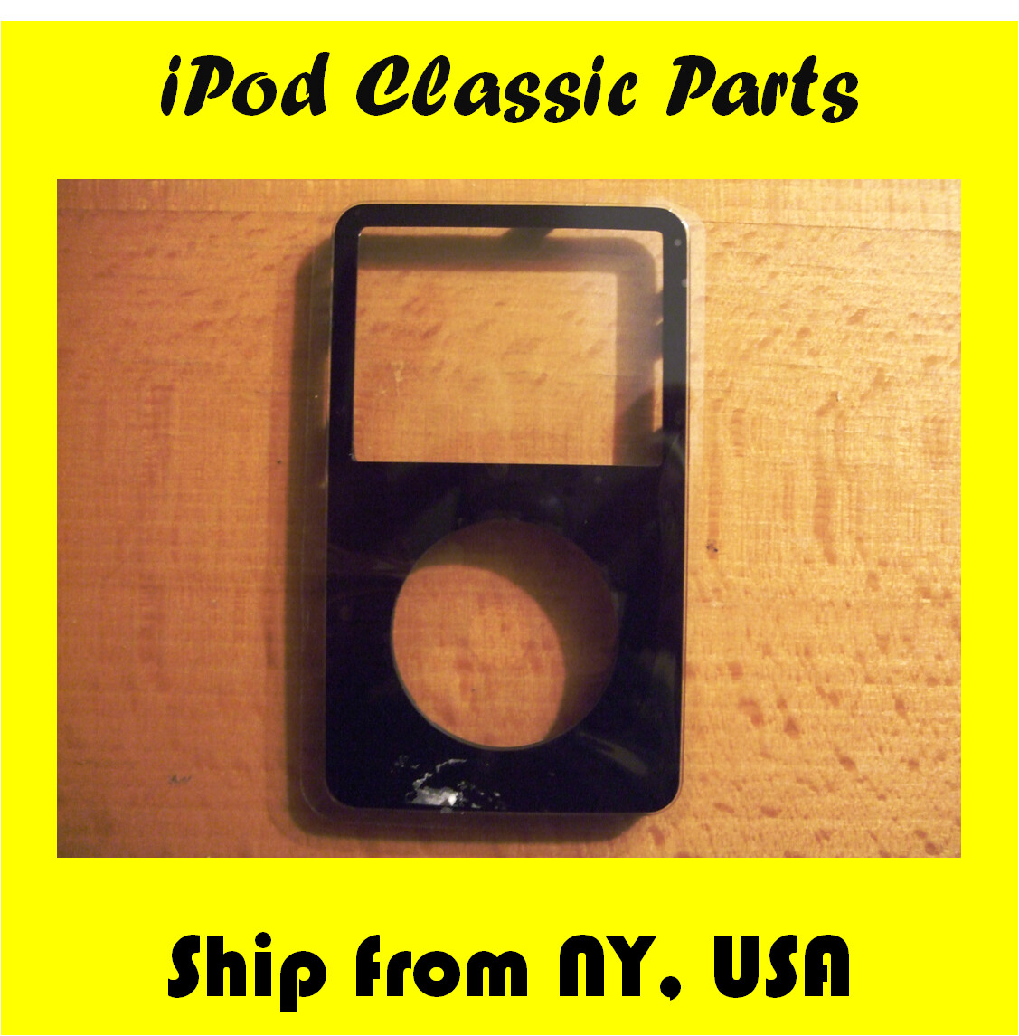 🔥 New Black Front Faceplate Face Plate Cover Housing for iPod Video 5th ...