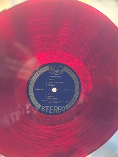 VOODOO Exotic Polynesia Far East Robert Drasnin LP Rare RED Vinyl ...