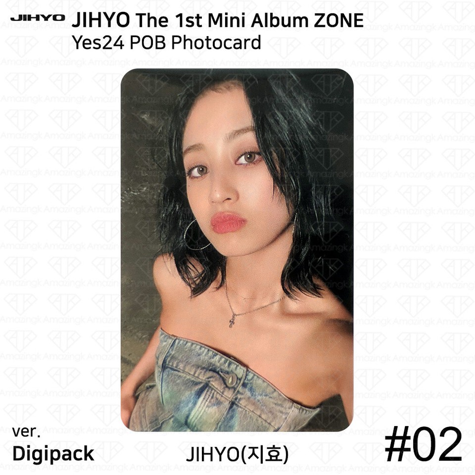 JIHYO The 1st Mini Album ZONE POB Photocard Aladin Yes24 JYP Shop BDM TWICE KPOP | eBay